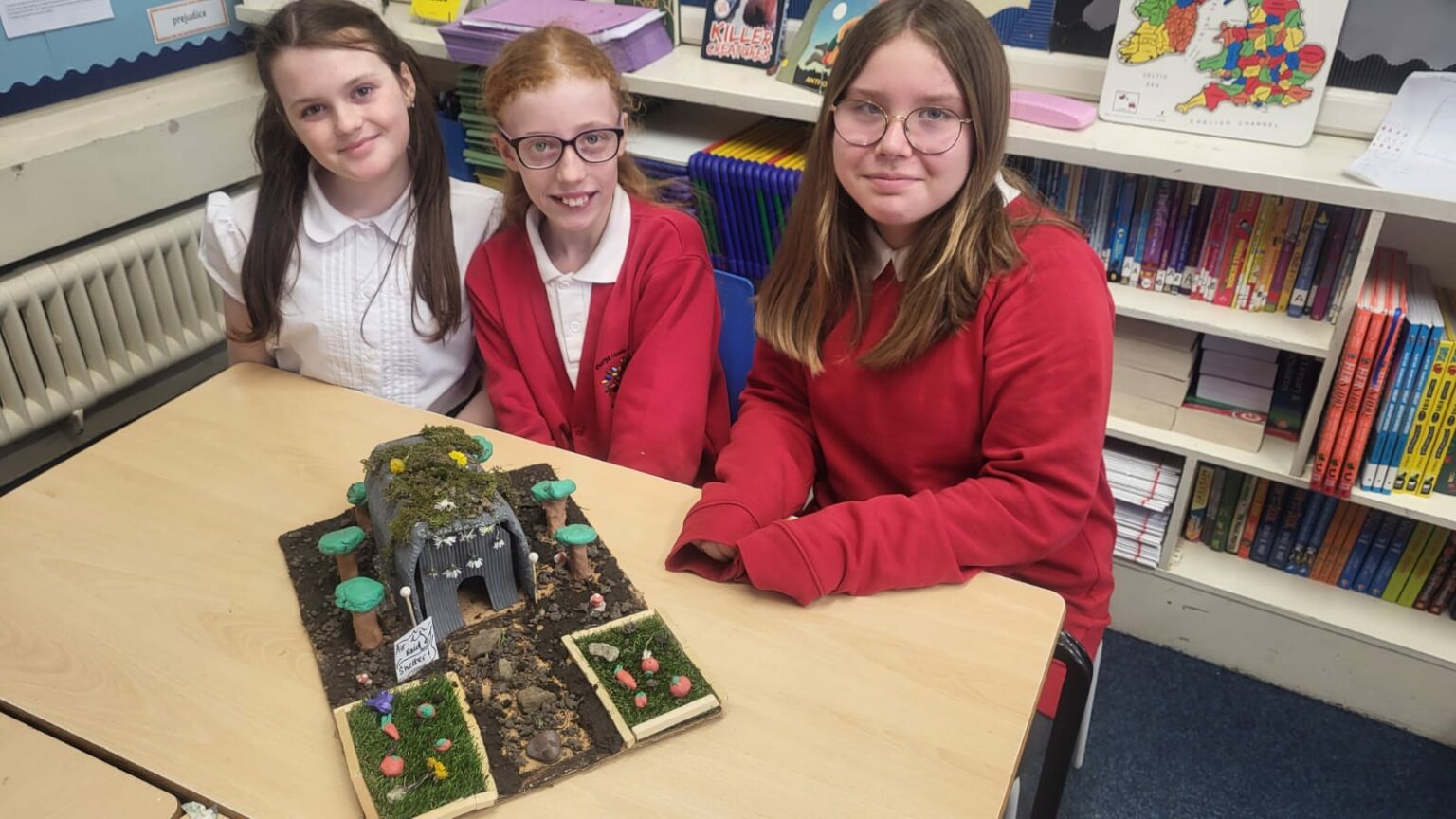 Anderson Shelters : Thorpe Hesley Primary School