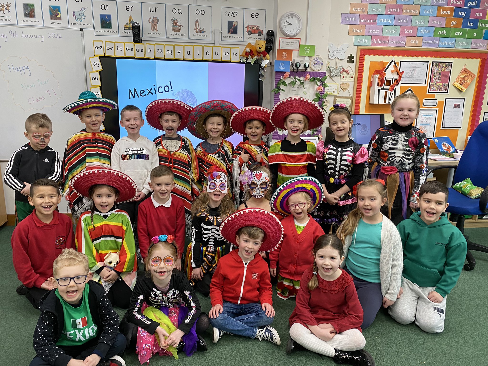 Year 1 and 2 Mexican Day : Thorpe Hesley Primary School