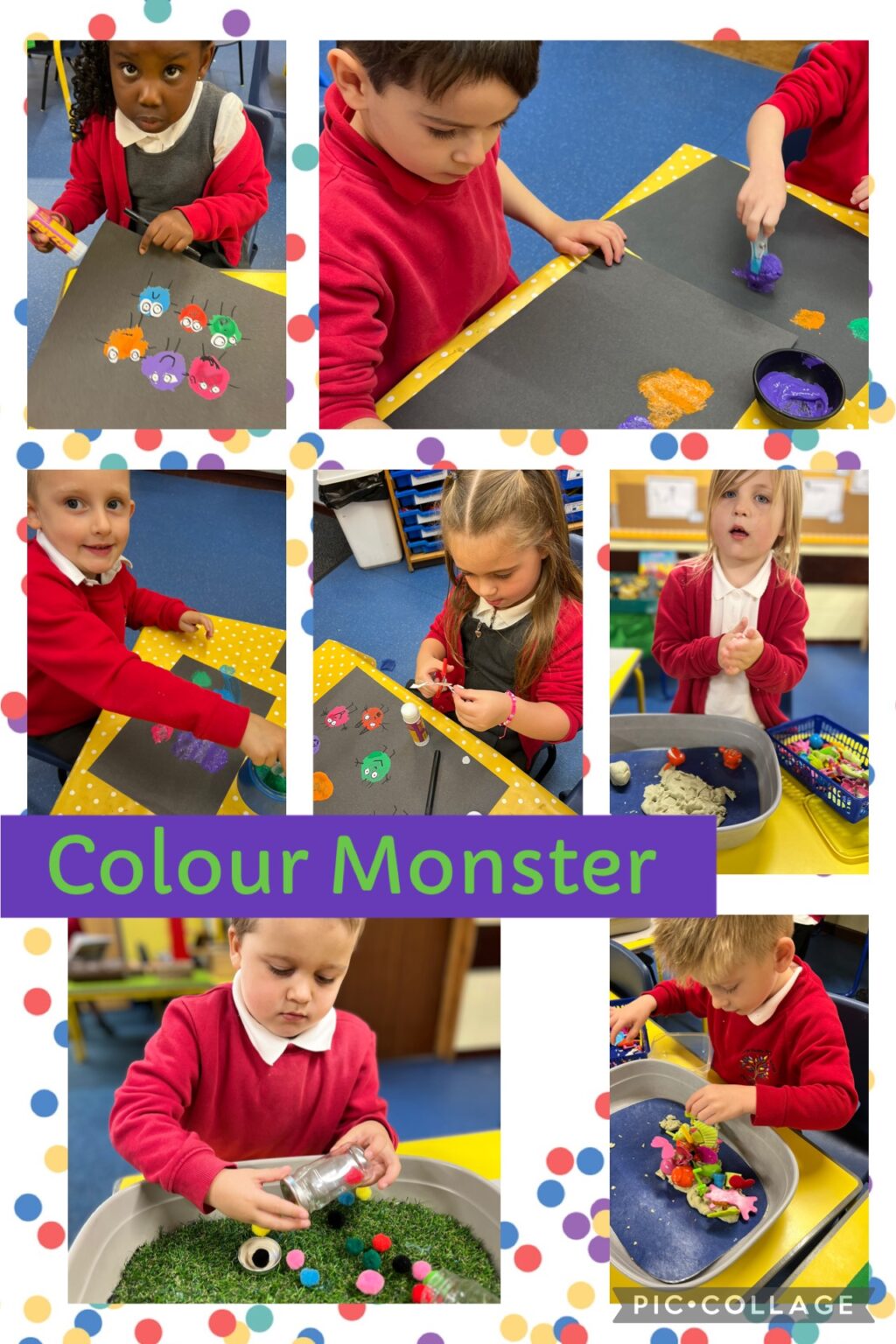 Colour Monster : Thorpe Hesley Primary School